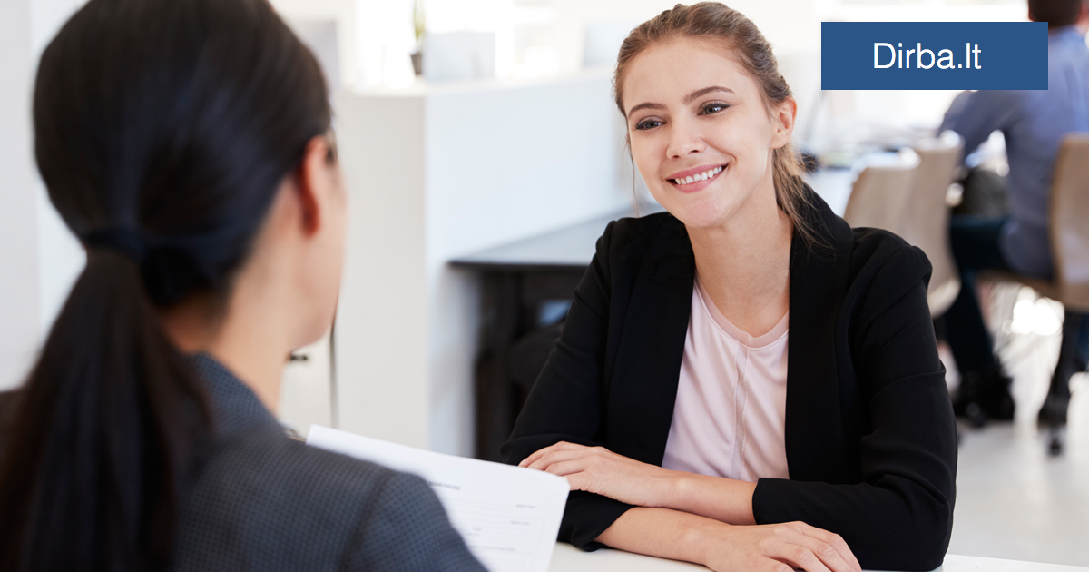 Darbo skelbimas - įveskite darbo pasiūlymą