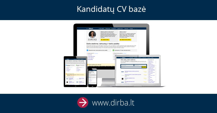 CV bazė, CV bankas | Dirba.lt - Dirba.lt