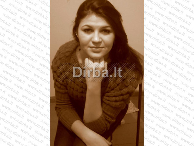 17 metu mergina iesko darbo 15 - 21 val. Marijampoleje