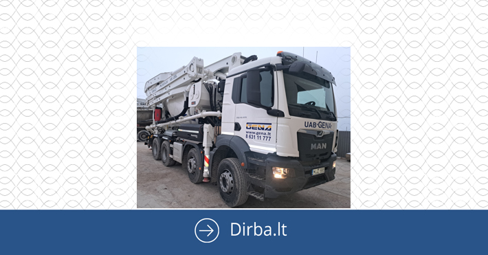 Betono siurblio operatorius, C-kategorija - Dirba.lt