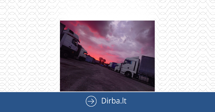 Sunkvežimio VAIRUOTOJO DARBAS - Dirba.lt