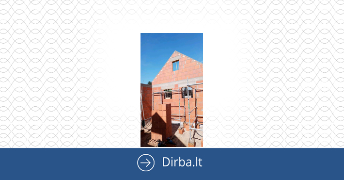 Mūro darbai - Dirba.lt